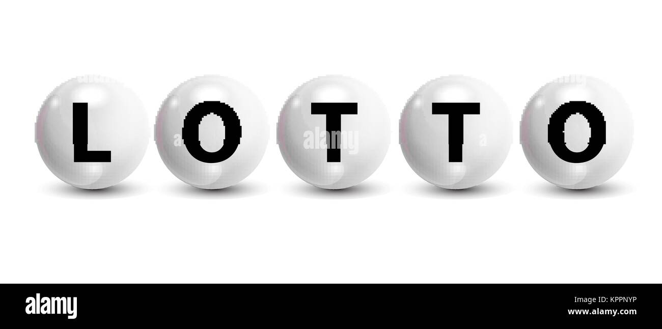 Realistic Ball Lottery Numbers Icon Background Vector Illustrati Stock ...