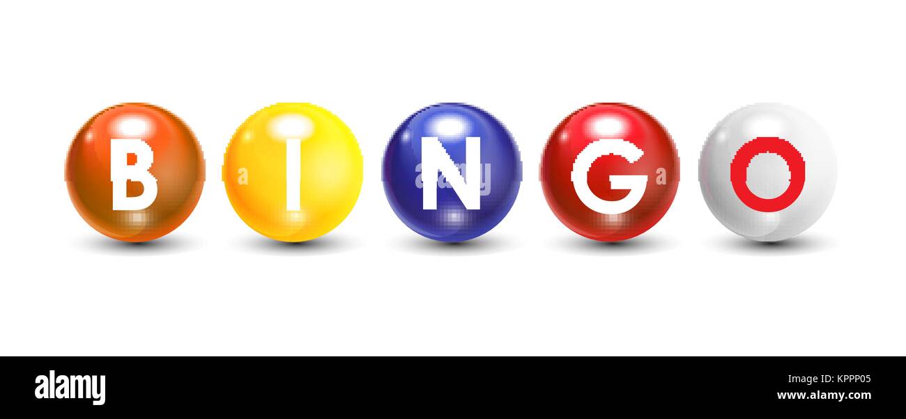 Realistic Ball Lottery Numbers Icon Background Vector Illustrati Stock ...