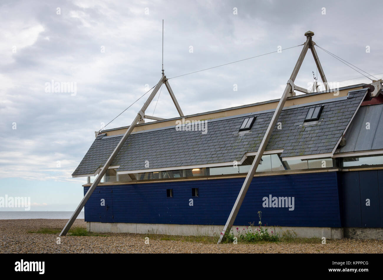 RNLI Aldeburgh Lifeboat Station. Aldeburgh English coastal town in ...