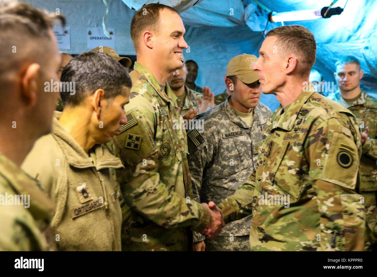 Sgt. 1st Class Nicholas Klein, an operations non-commissioned officer ...