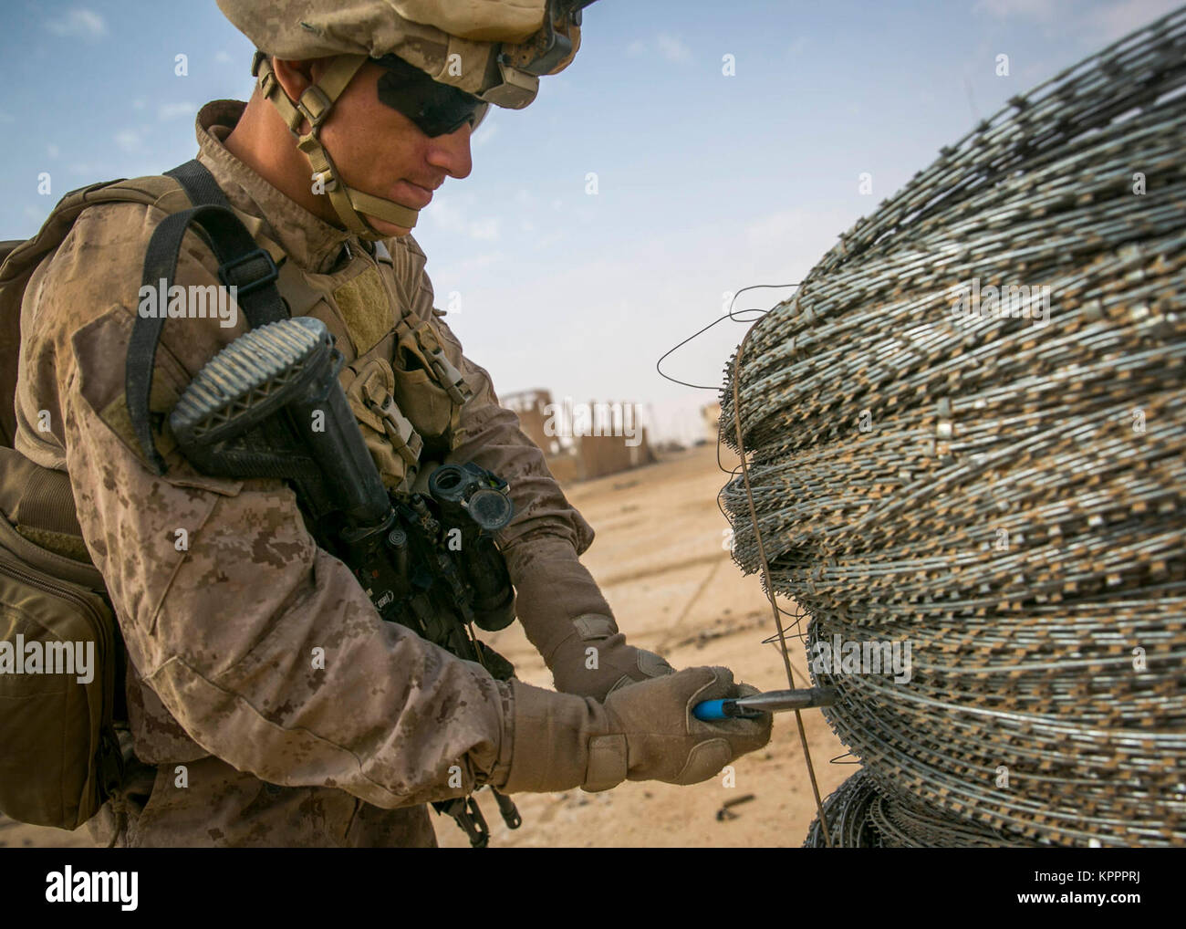 UNDISCLOSED LOCATION, IRAQ – A U.S. Marine lance corporal, a combat ...