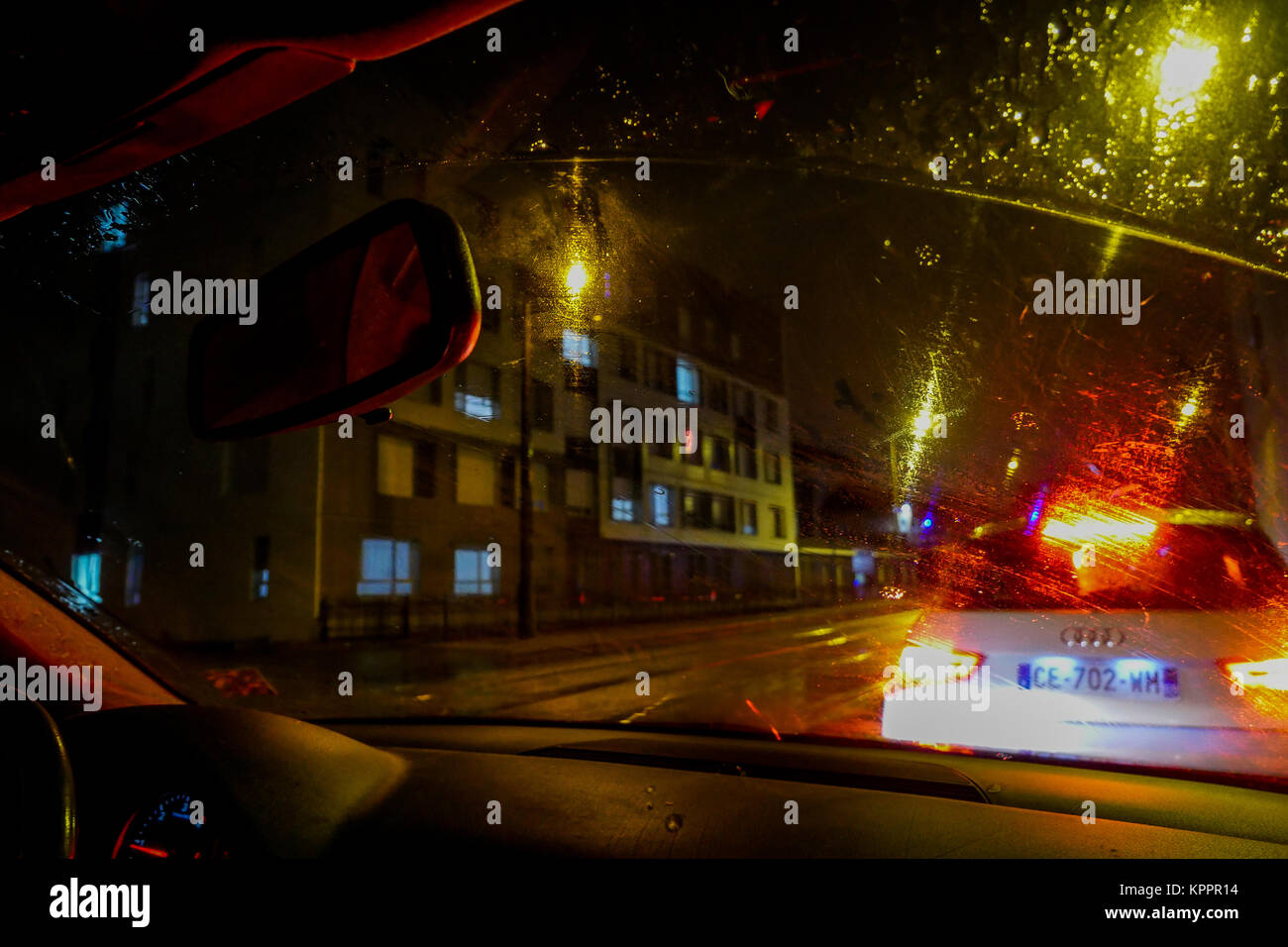 Motorway france rain hi-res stock photography and images - Alamy