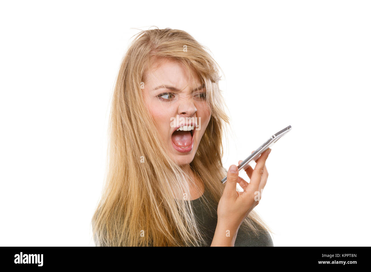 Furiously screaming hi-res stock photography and images - Alamy