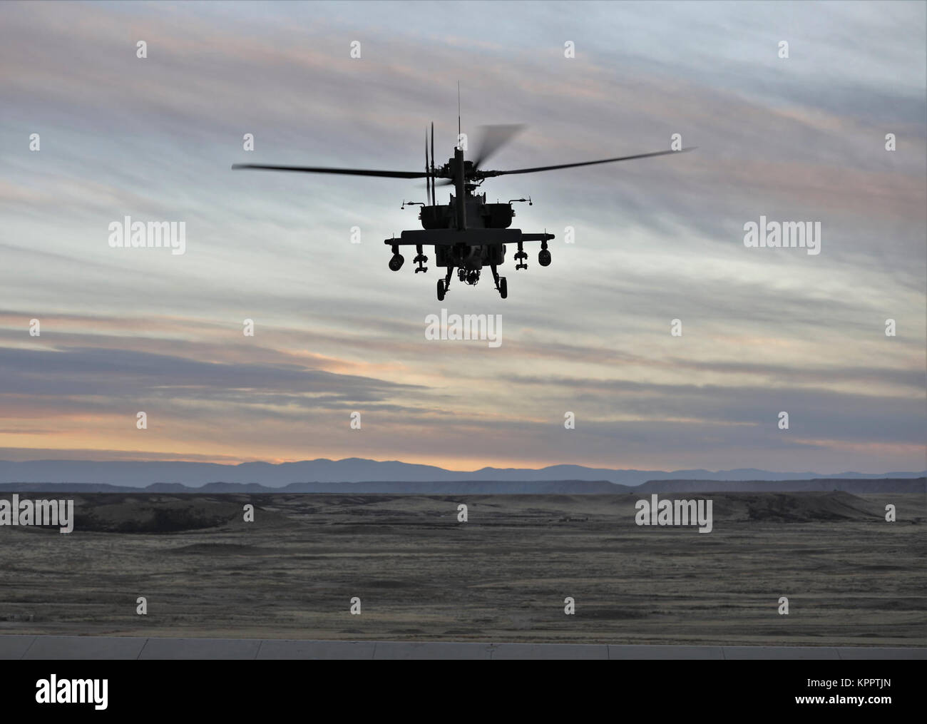 An AH-64 helicopter from Company B., 4th Attack Reconnaissance ...