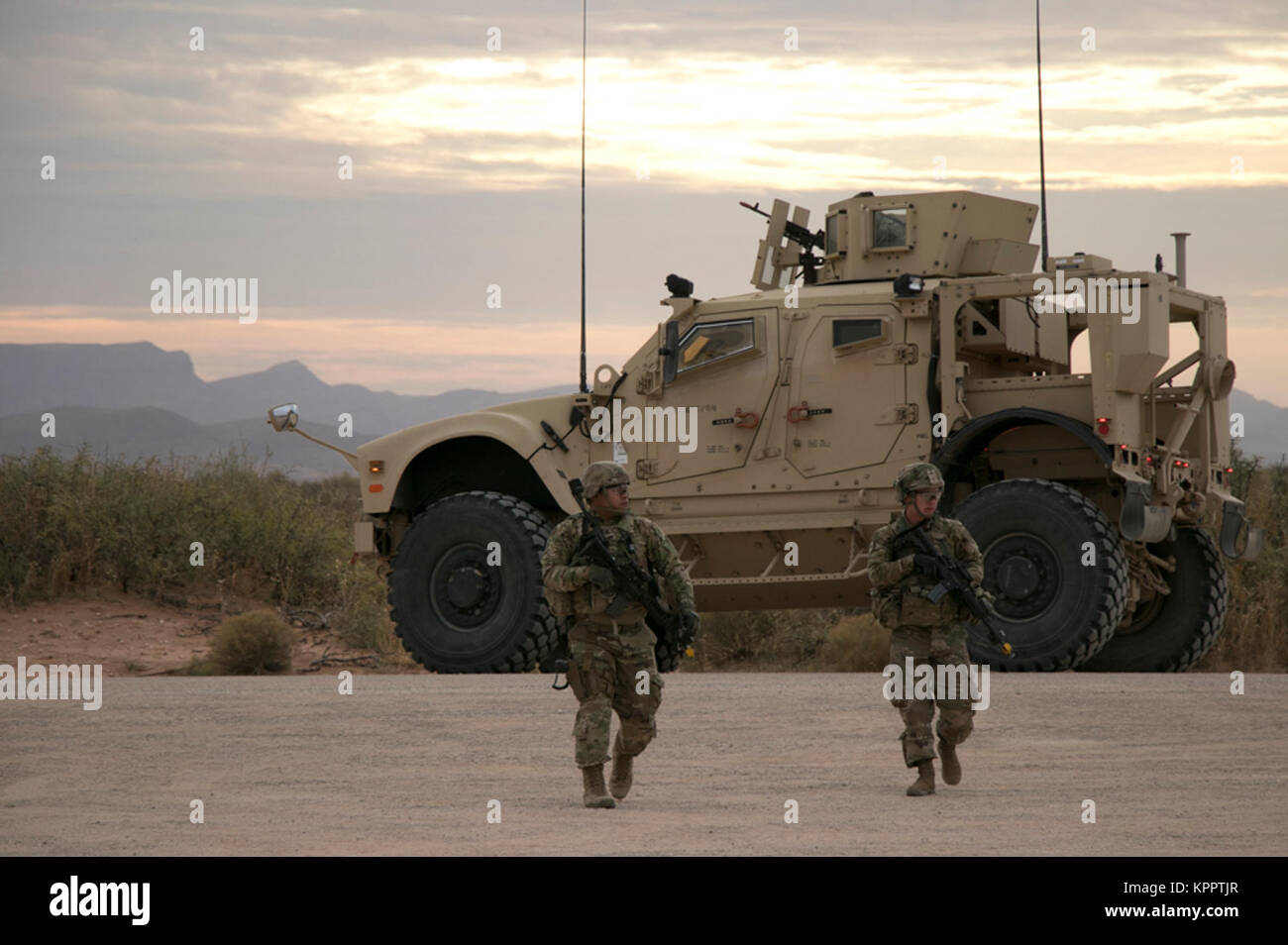 Oklahoma Army National Guard members from Alpha Troop, 1st Squadron ...