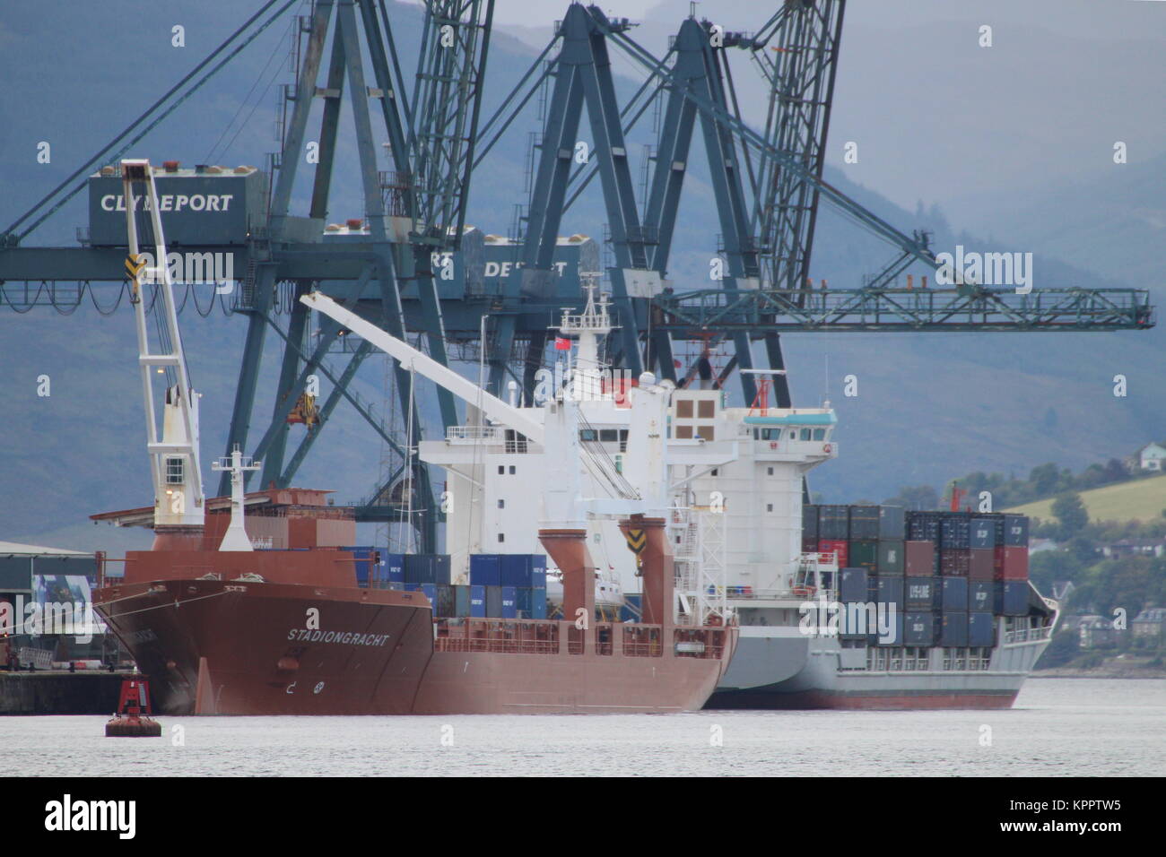 Stadiongracht, a general cargo vessel operated by Spliethoff, at ...