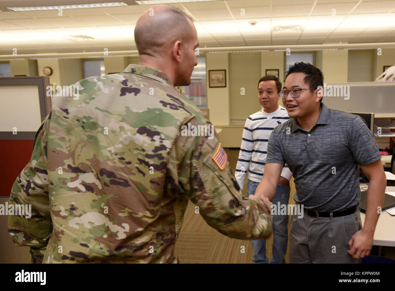Col. Paul Kremer (Left), U.S. Army Corps of Engineers Great Lakes and ...