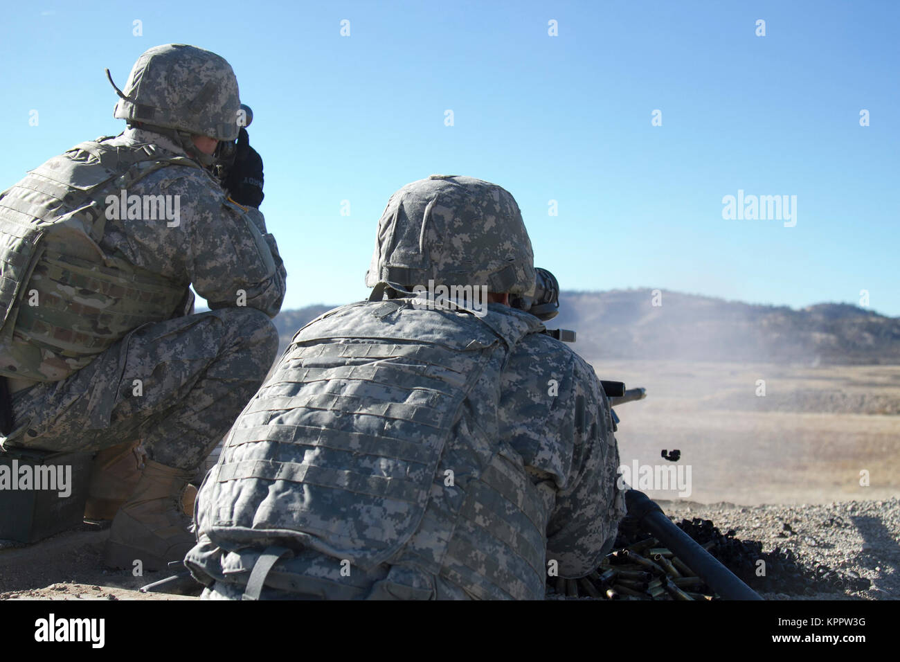 Links fly as U.S. Army Reserve Spc. Ryan Rojas, motor transport ...
