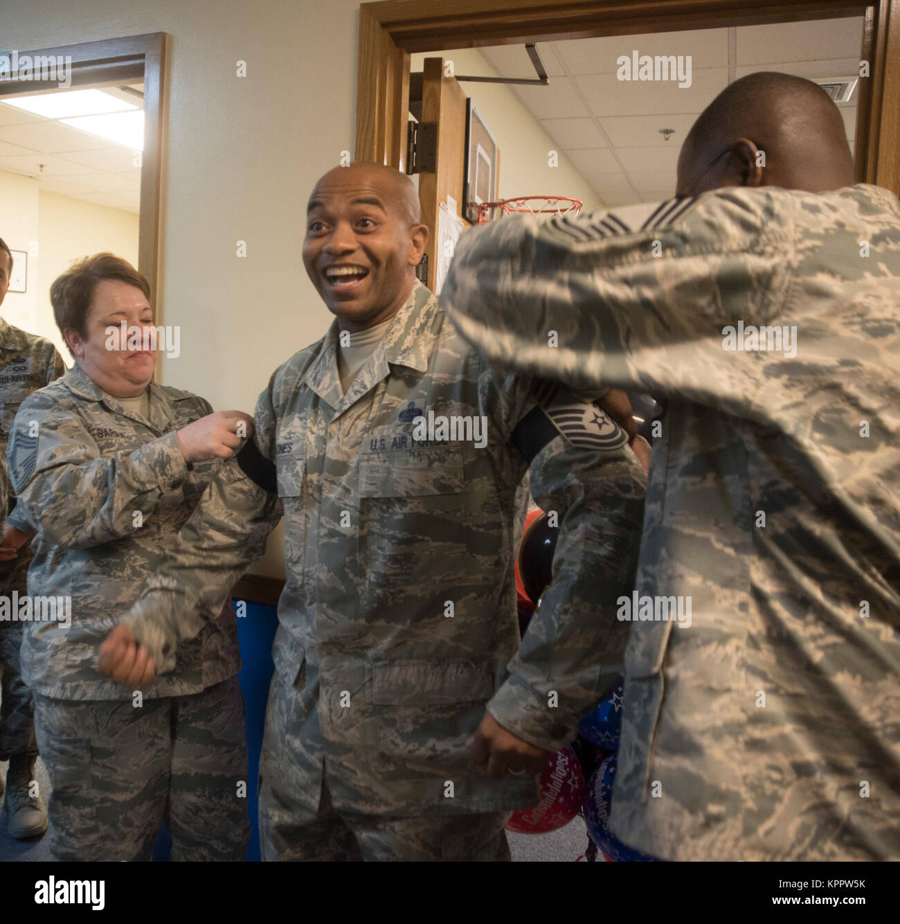 U.S. Air Force Senior Master Sgt. Demetrius Jones, 18th Communications ...