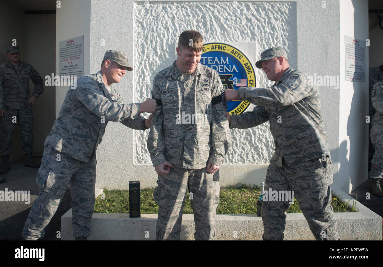 U.S. Air Force Senior Master Sergeant David Olmstead, 18th Operation Support Squadron wing ...