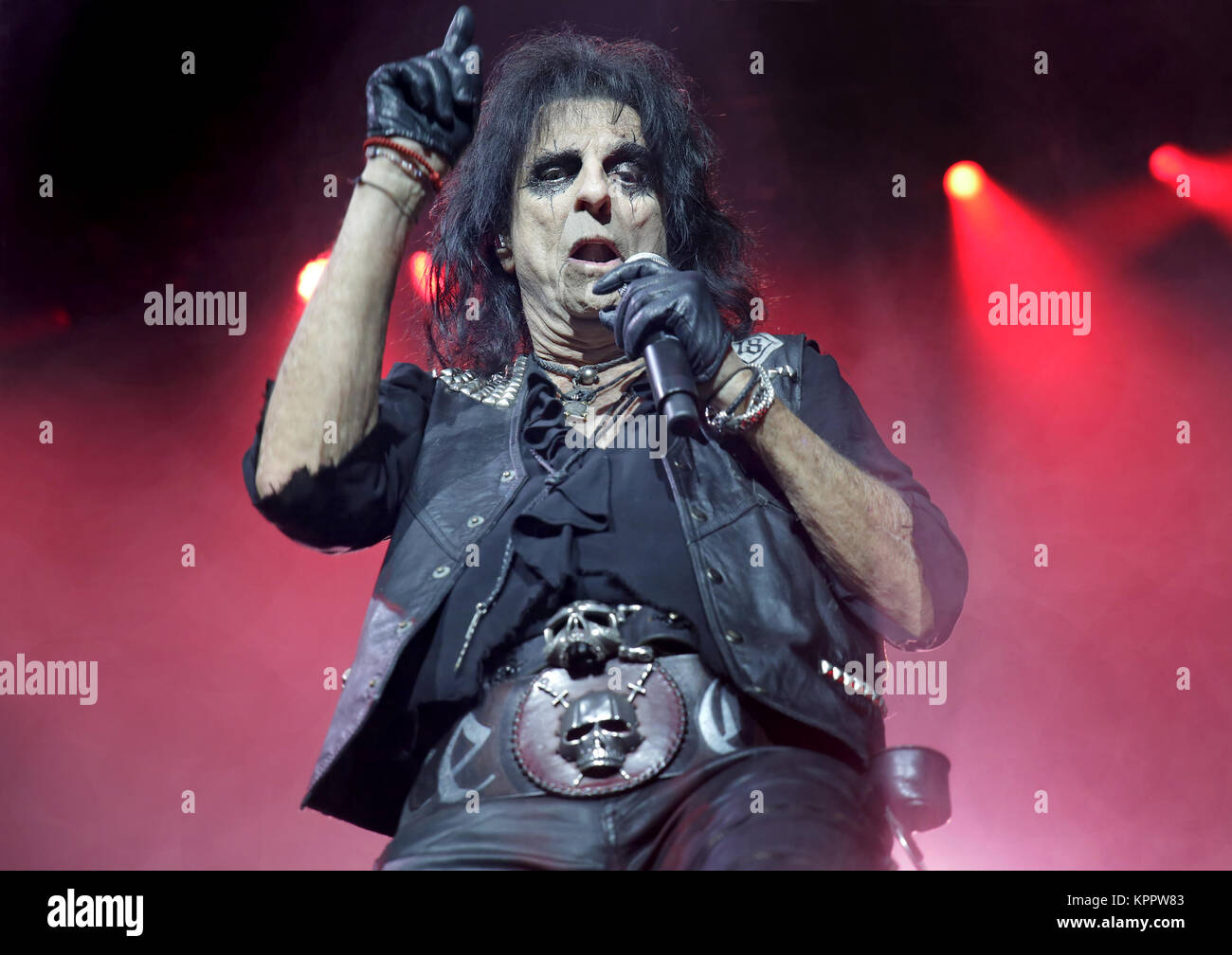 Alice Cooper performing at Manchester Arena Featuring: Alice Cooper ...