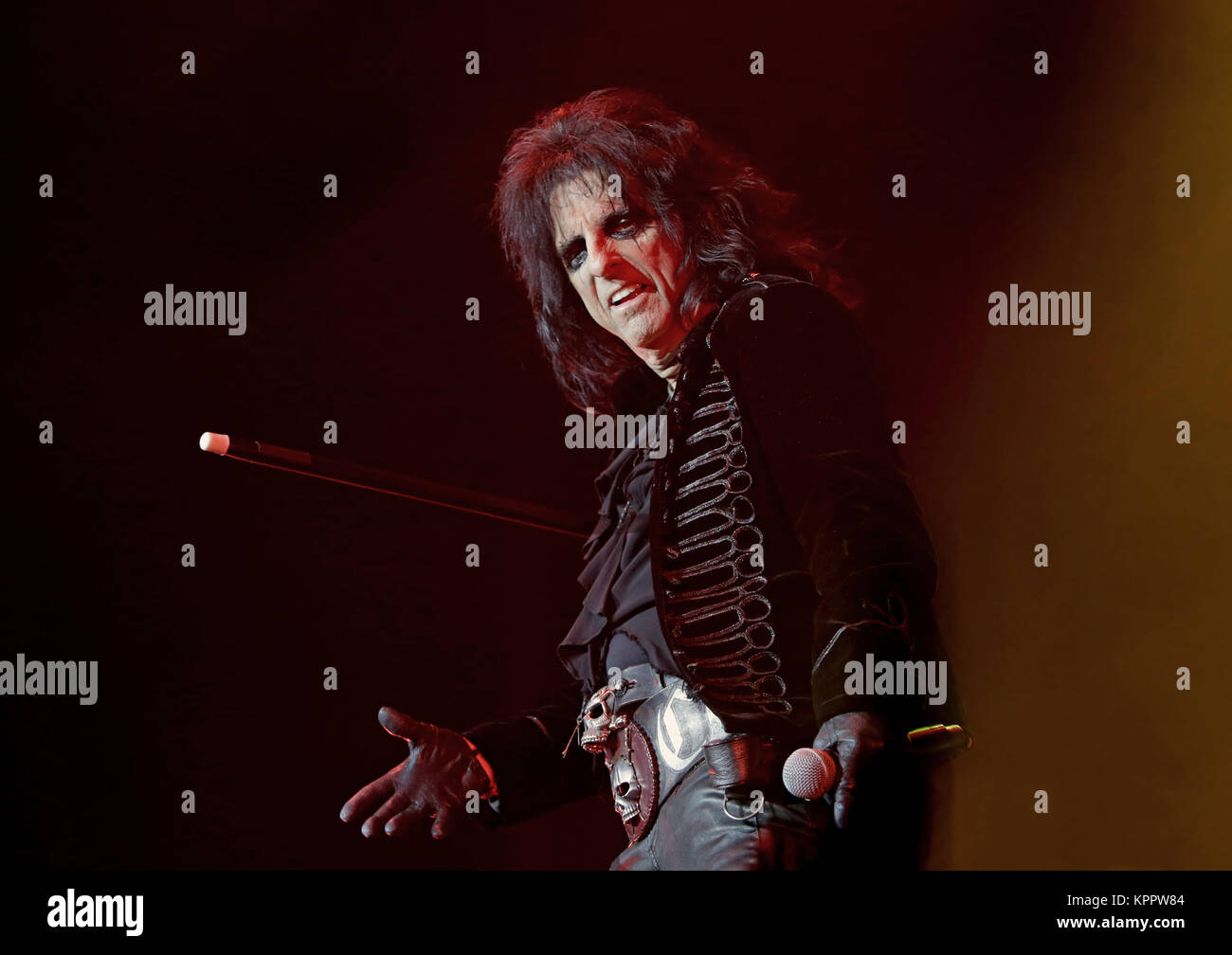 Alice Cooper performing at Manchester Arena Featuring: Alice Cooper ...