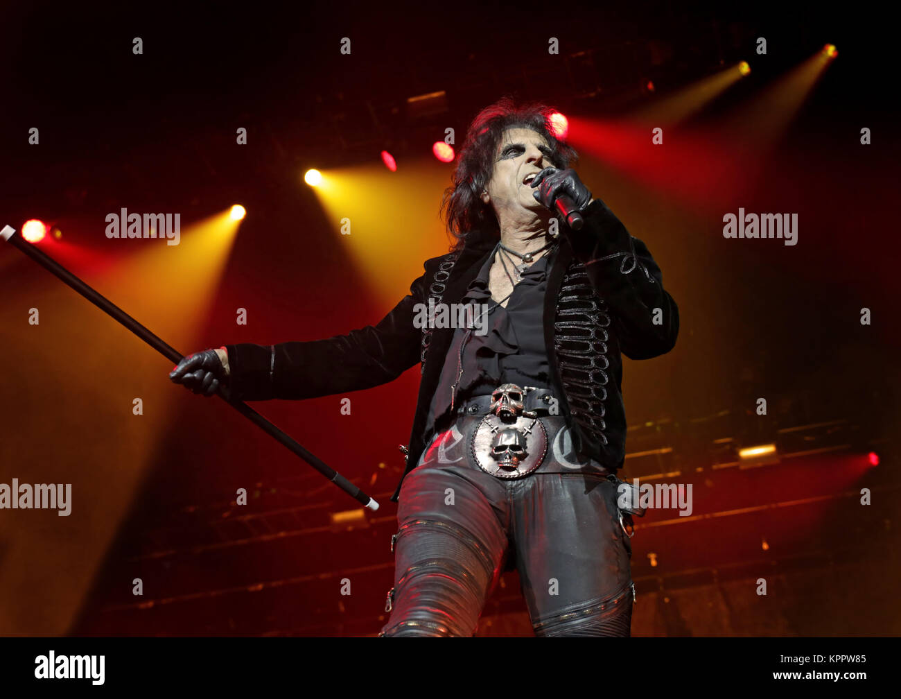Alice Cooper performing at Manchester Arena Featuring: Alice Cooper ...