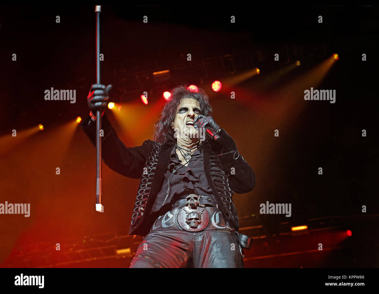 Alice Cooper performing at Manchester Arena Featuring: Alice Cooper ...