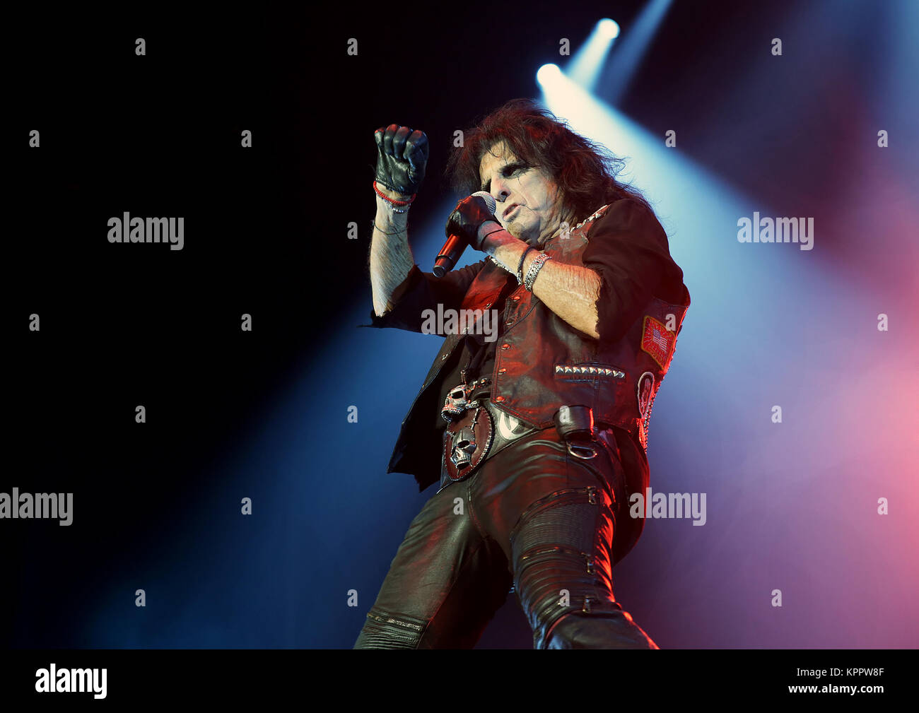 Alice Cooper performing at Manchester Arena Featuring: Alice Cooper ...