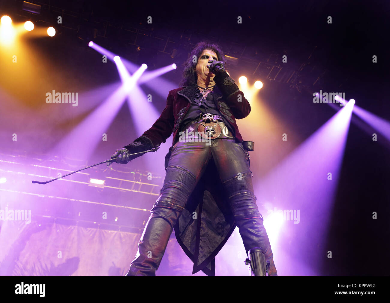 Alice Cooper performing at Manchester Arena Featuring: Alice Cooper ...