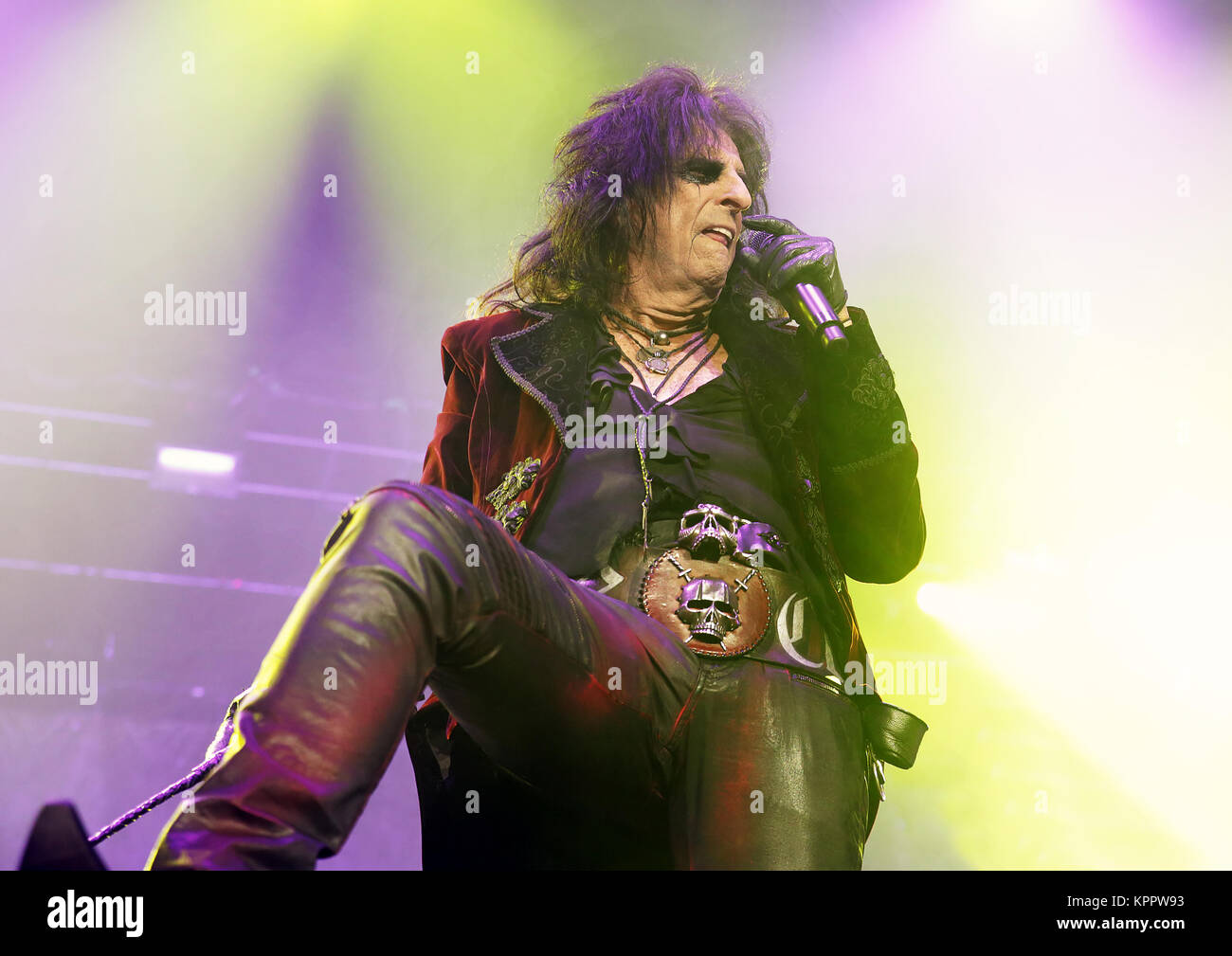 Alice Cooper performing at Manchester Arena Featuring: Alice Cooper ...