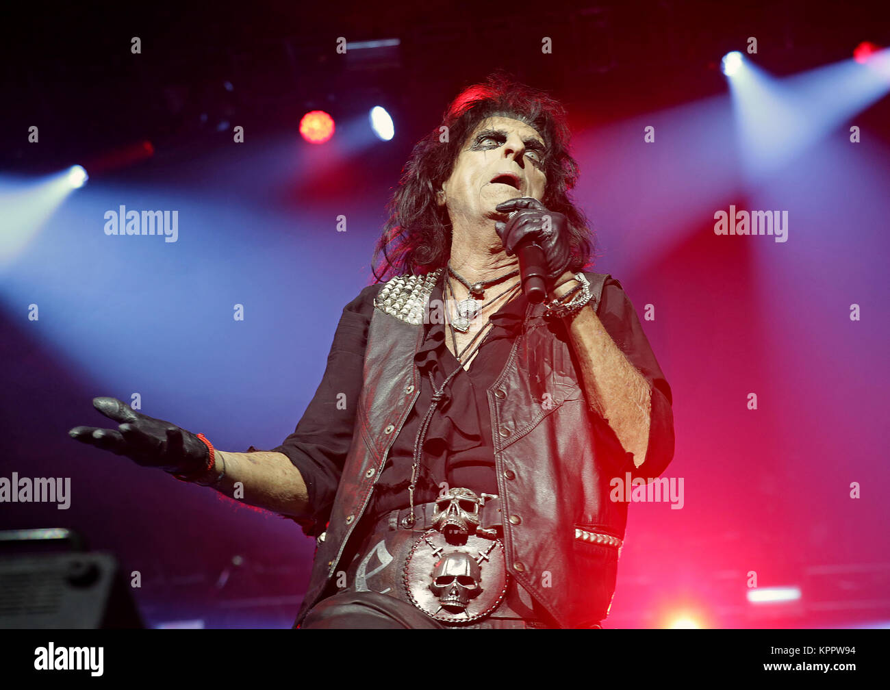 Alice Cooper performing at Manchester Arena Featuring: Alice Cooper ...