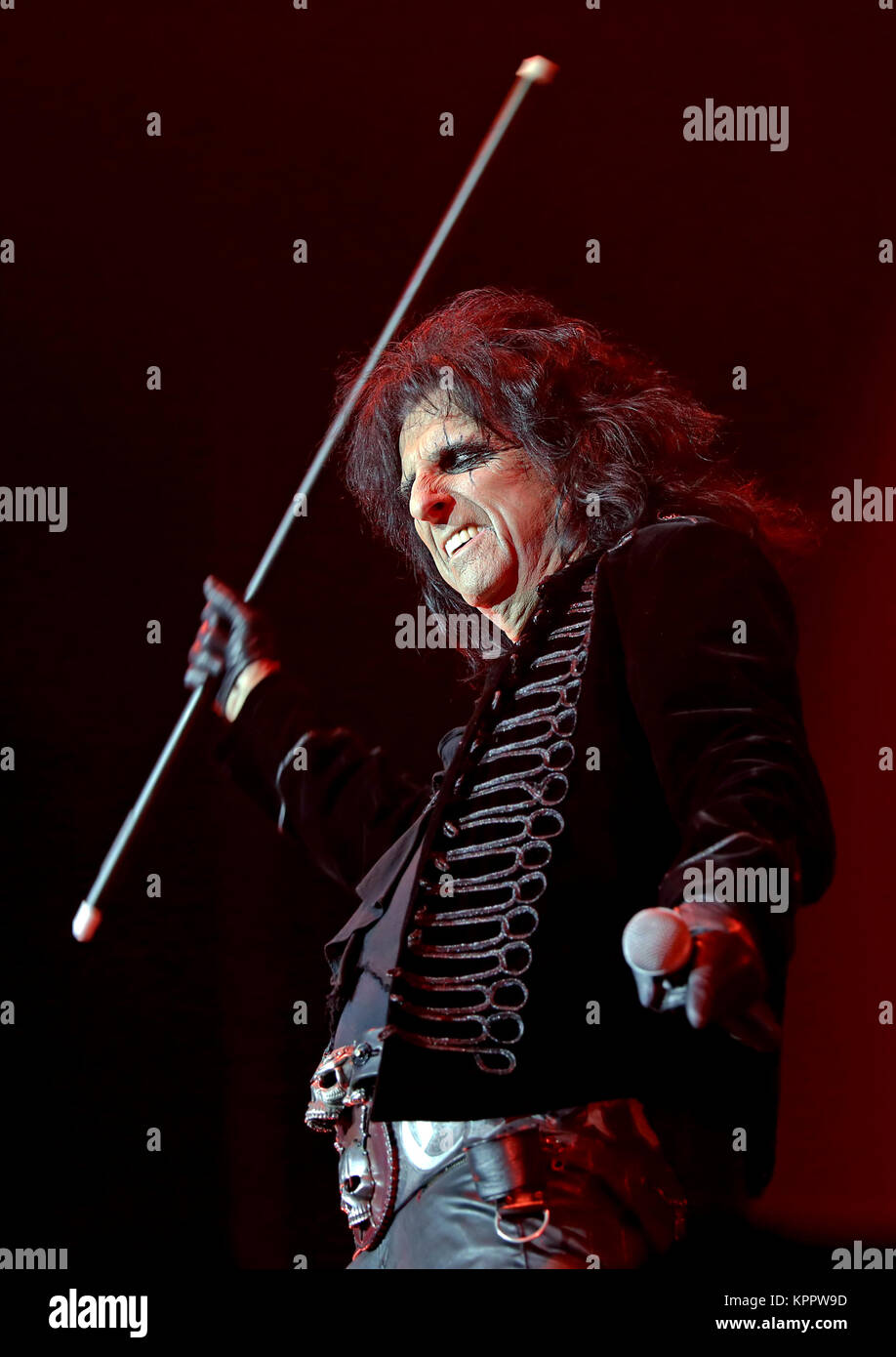 Alice Cooper performing at Manchester Arena Featuring: Alice Cooper ...
