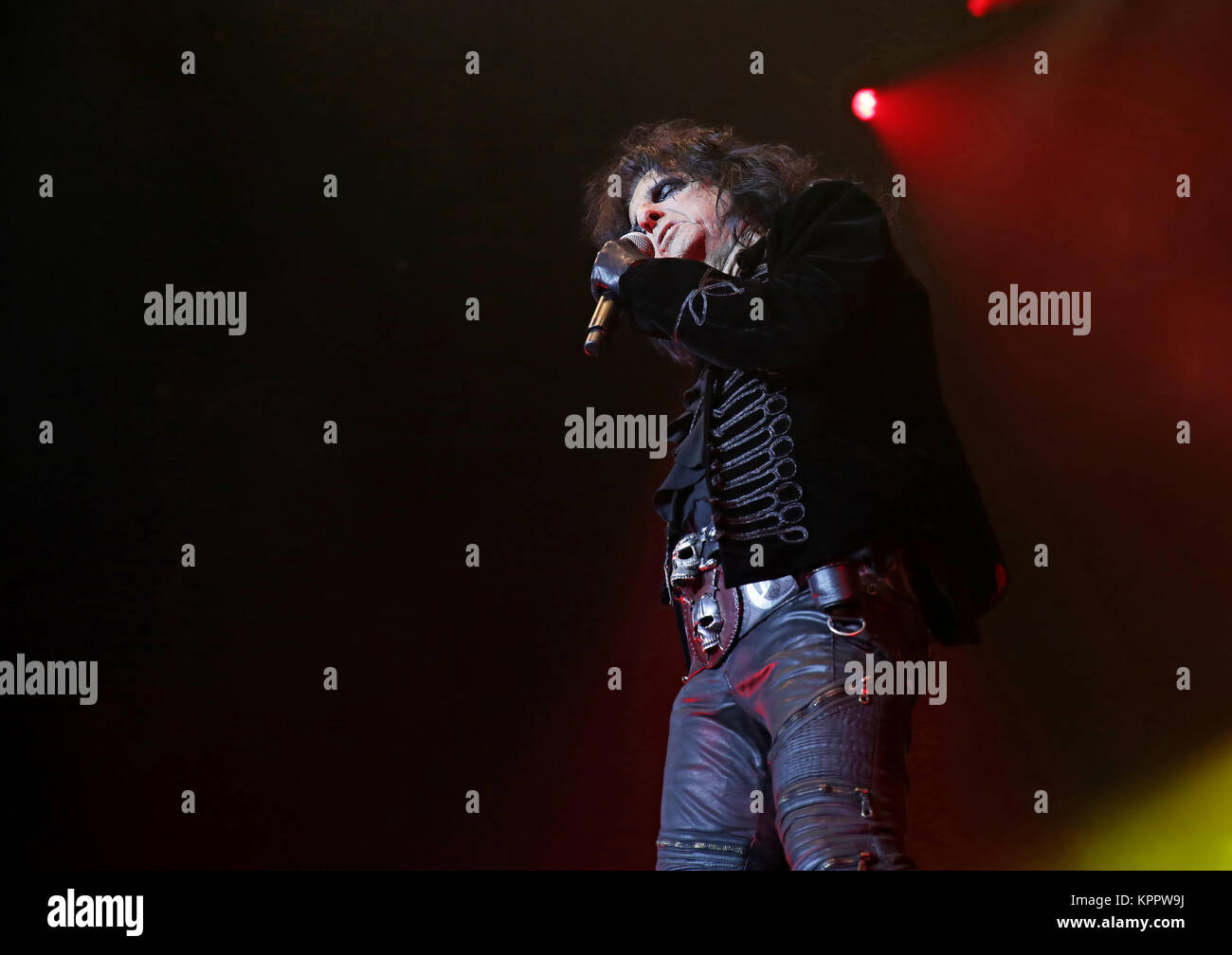 Alice Cooper performing at Manchester Arena Featuring: Alice Cooper ...