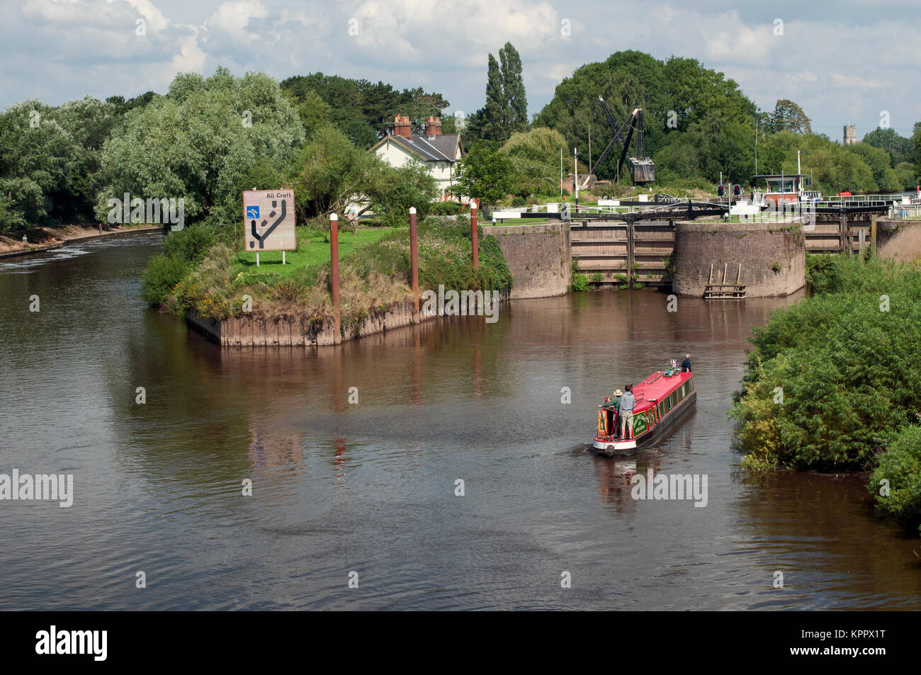Diglis weir and lock hi-res stock photography and images - Alamy