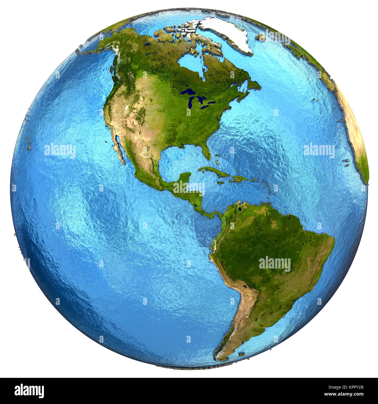 American continents on Earth Stock Photo - Alamy