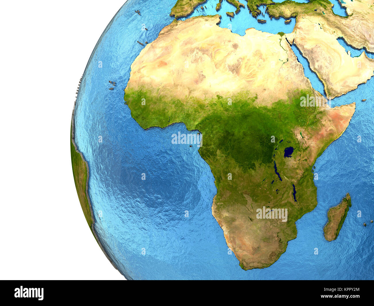 African continent on Earth Stock Photo - Alamy