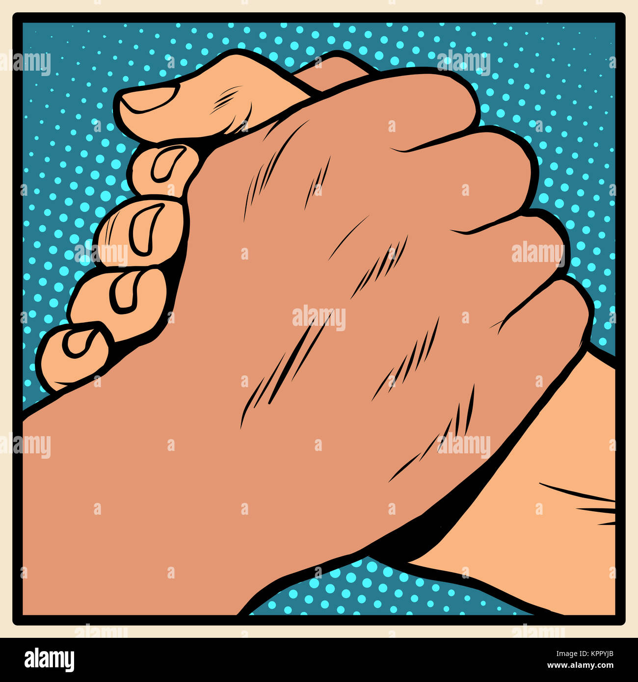 White black solidarity handshake stop racism Stock Photo - Alamy