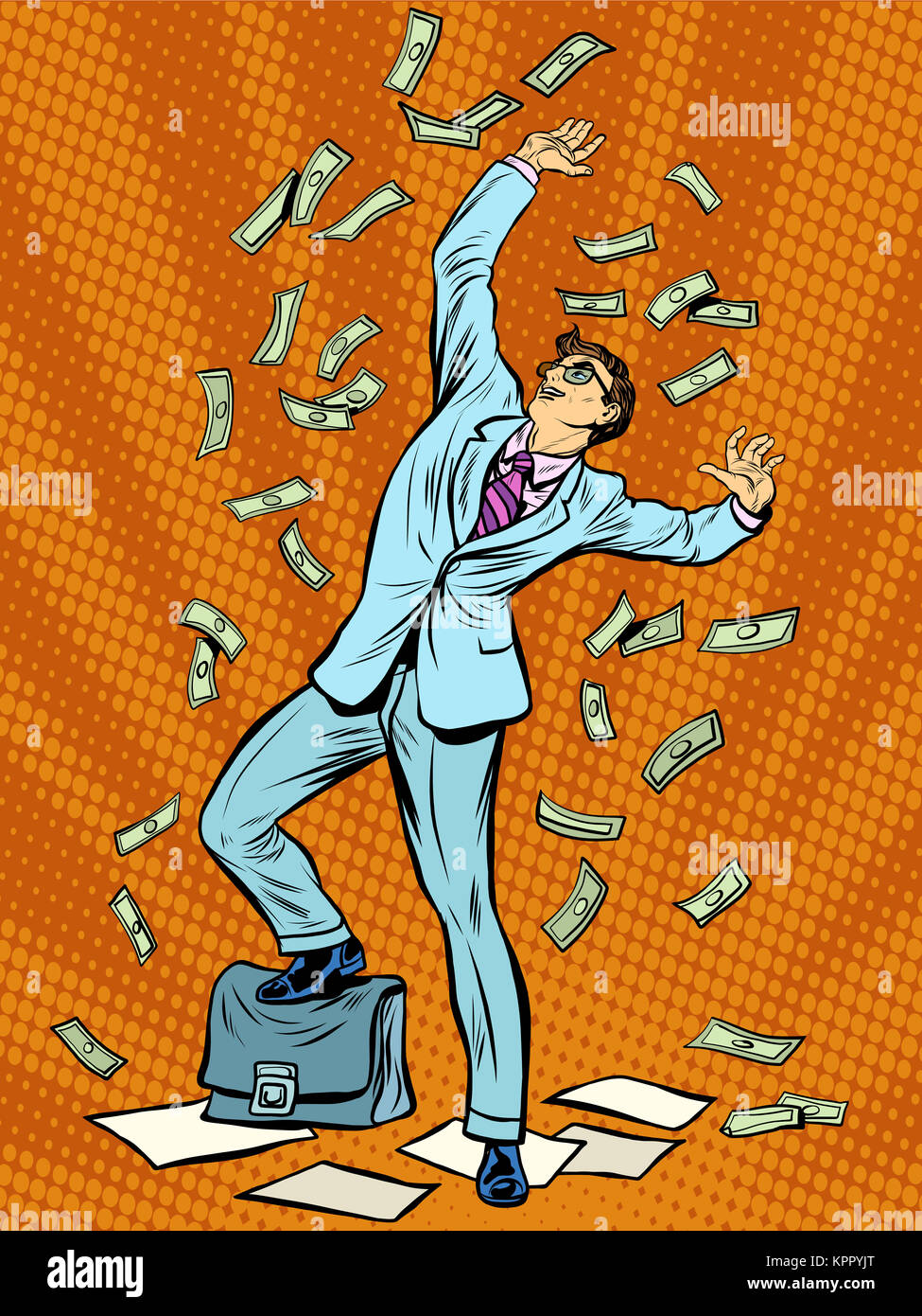 Businessman pop art comic design hi-res stock photography and images ...