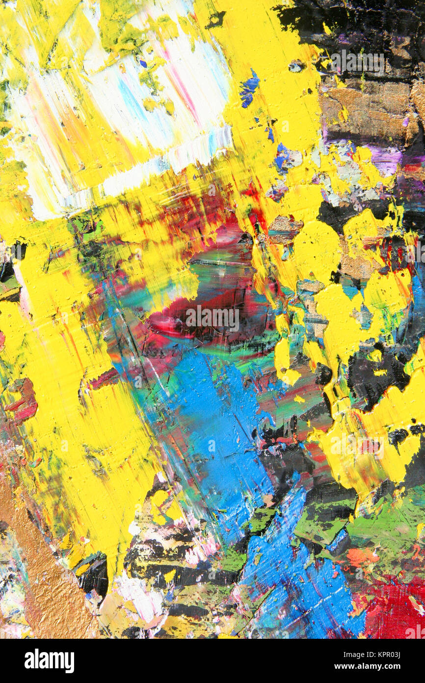 abstract painting on canvas as background Stock Photo - Alamy