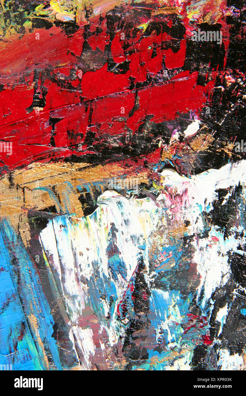 abstract painting on canvas as background Stock Photo - Alamy