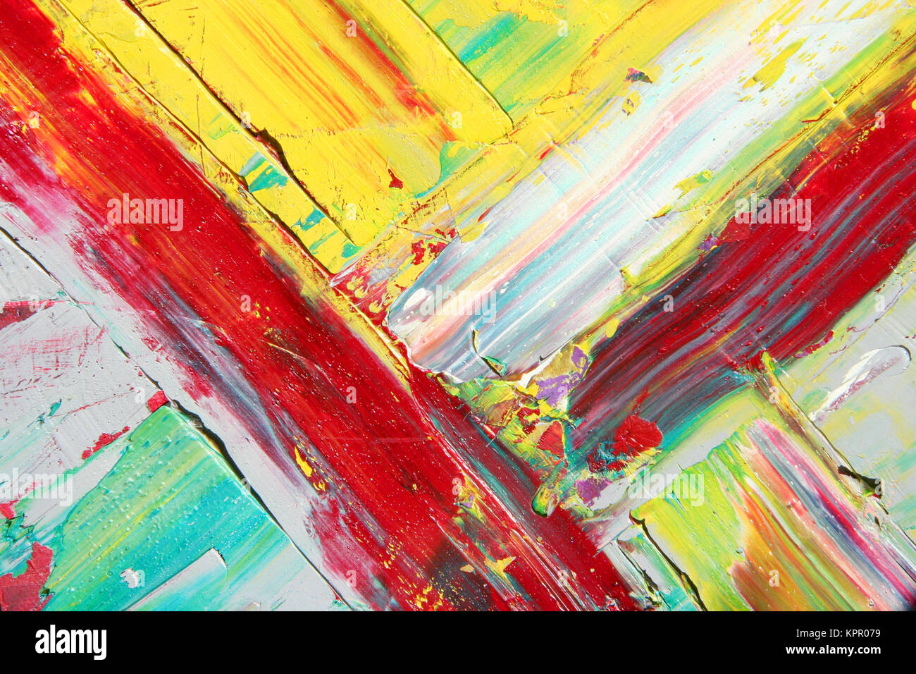 abstract painting on canvas as background Stock Photo - Alamy
