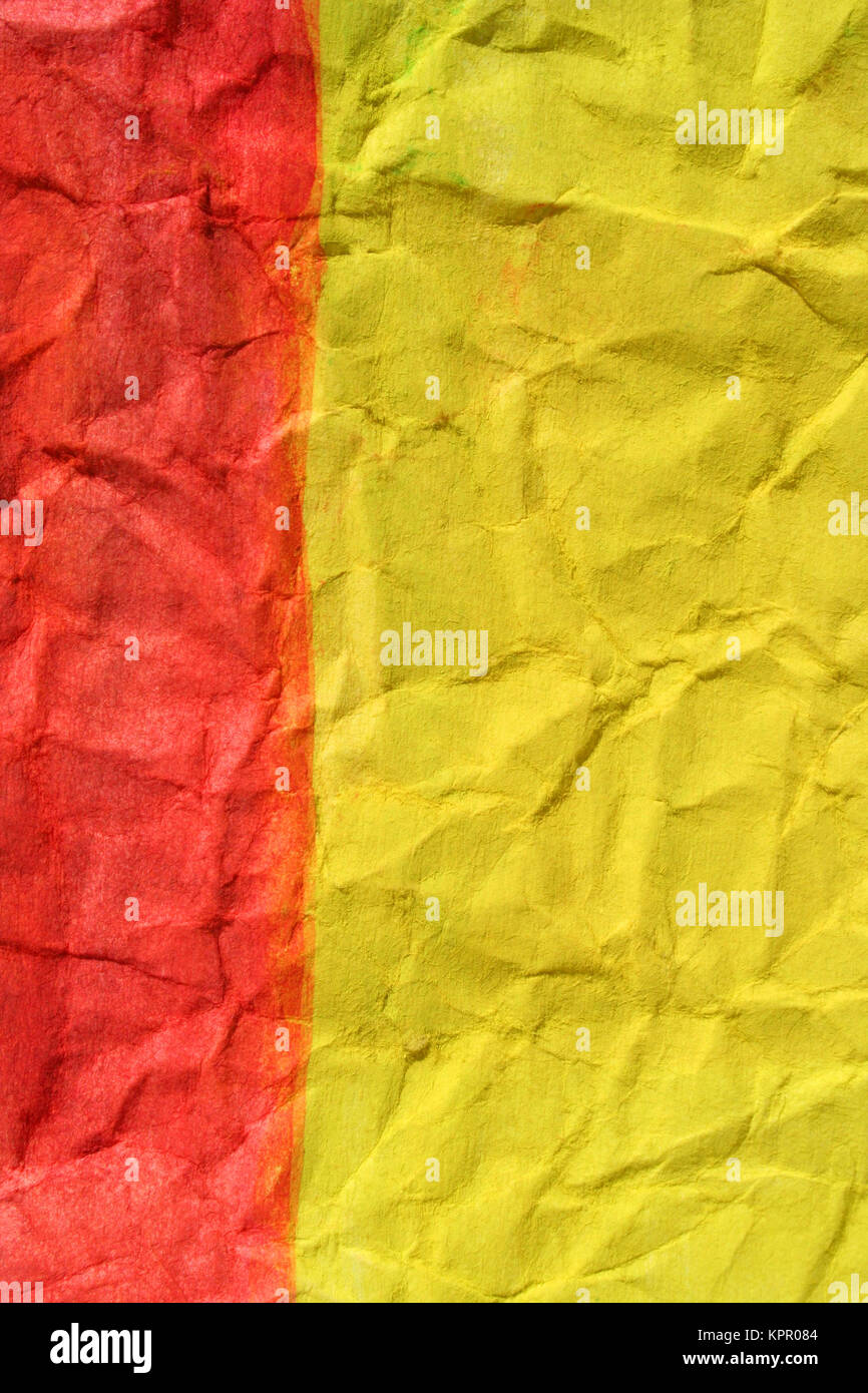 red and yellow painted paper, abstract artwork Stock Photo - Alamy
