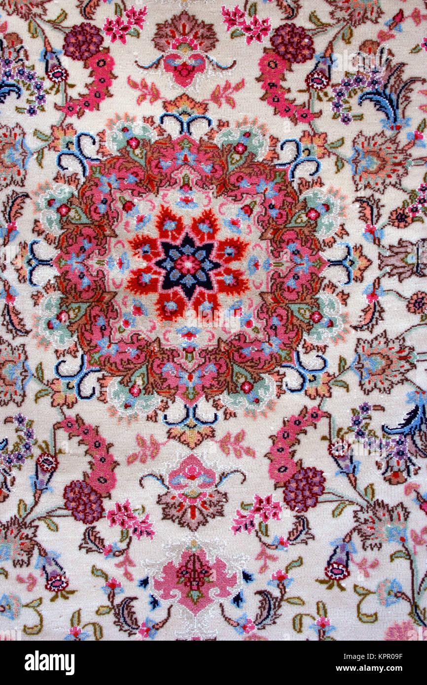 turkish carpet pattern Stock Photo - Alamy