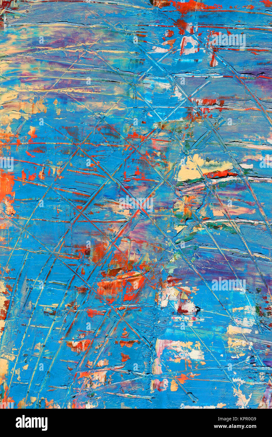 abstract painting on canvas as background Stock Photo - Alamy