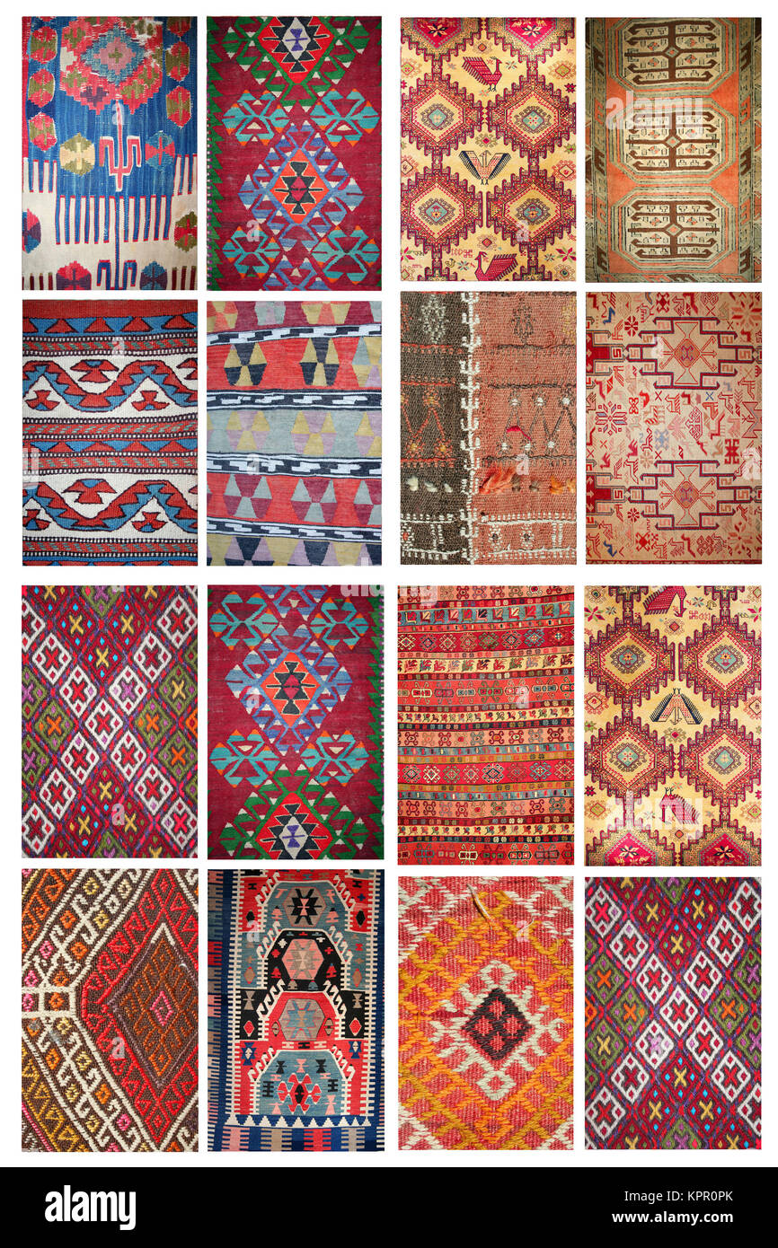 turkish carpet pattern Stock Photo - Alamy