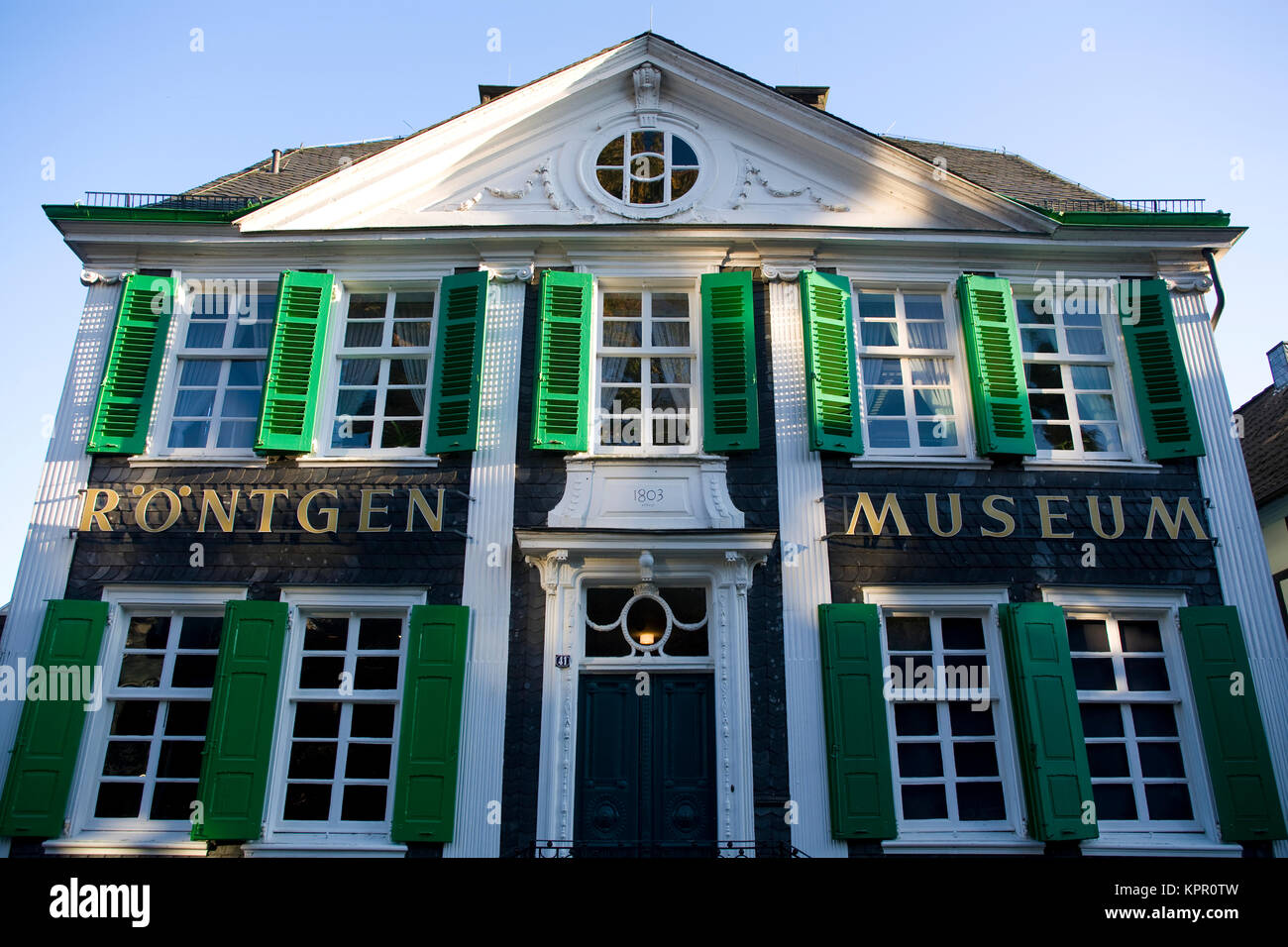 Europe, Germany, the Bergisches Land region, the Roentgen museum in ...