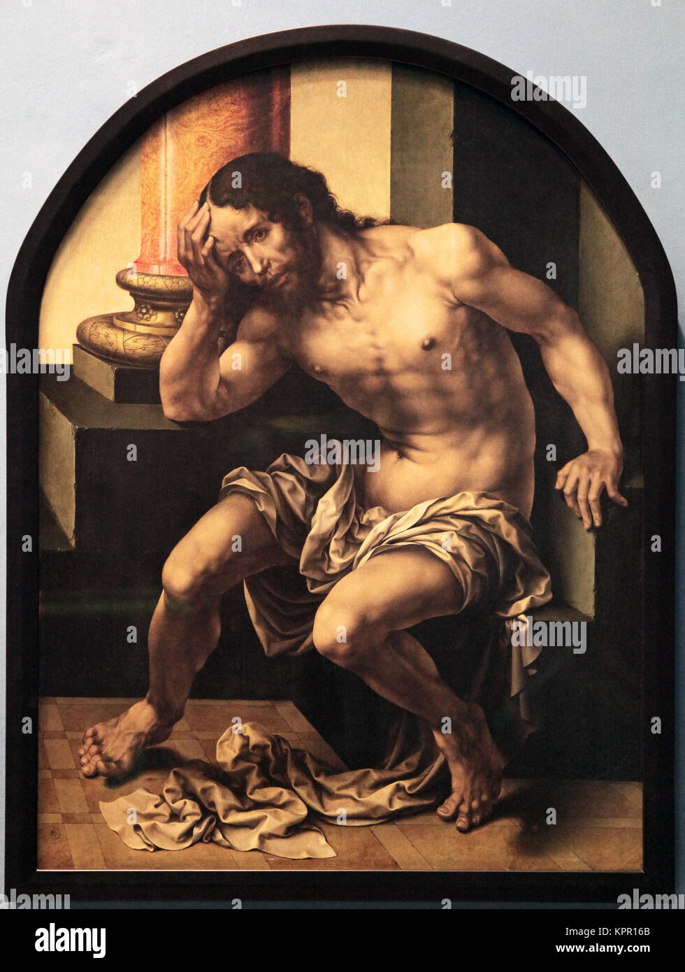 Christ on the Cold Stone/Cristo varon de dolores by Jan Gossaert (1478 ...