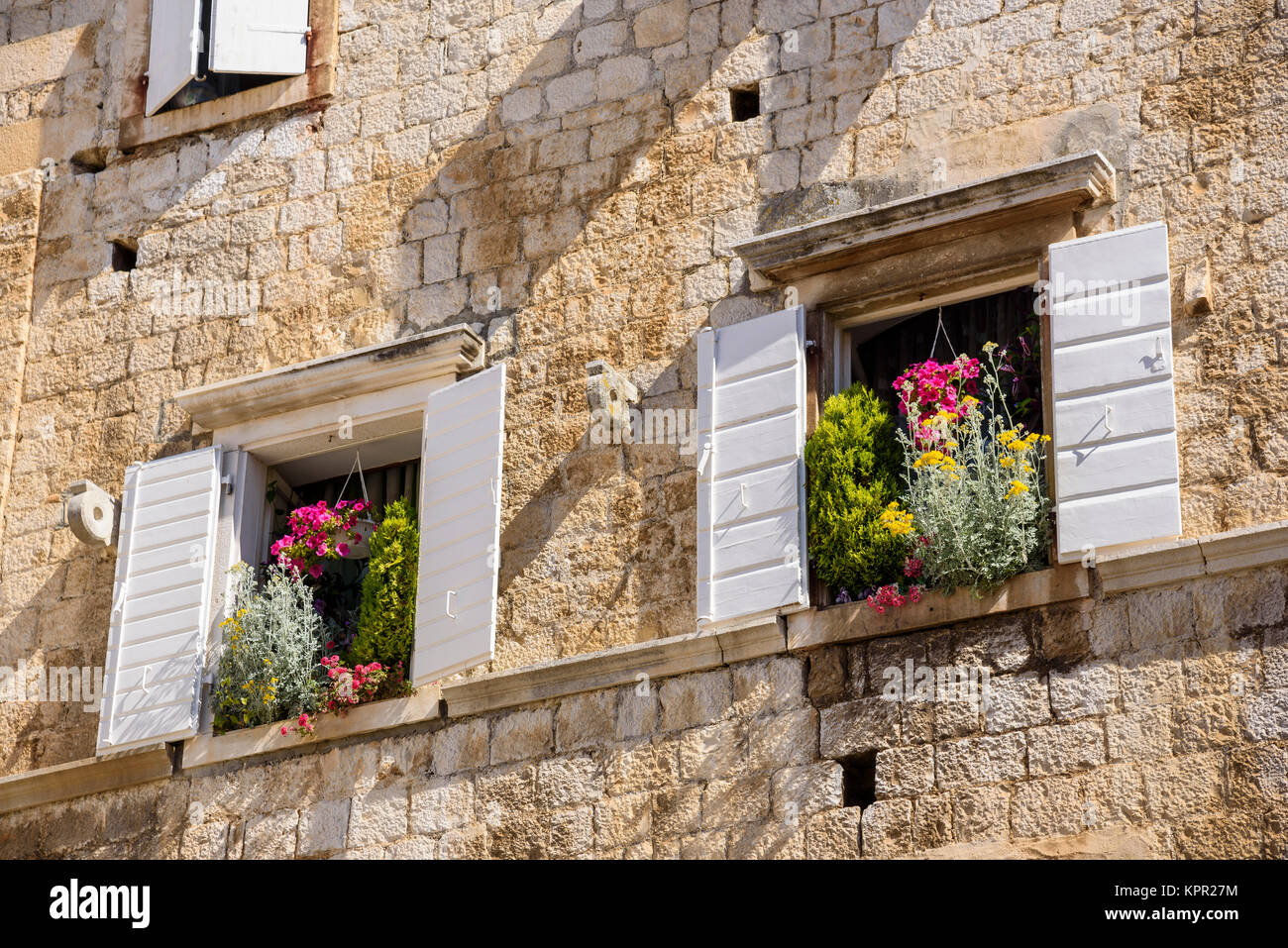 Old town window detail hi-res stock photography and images - Alamy