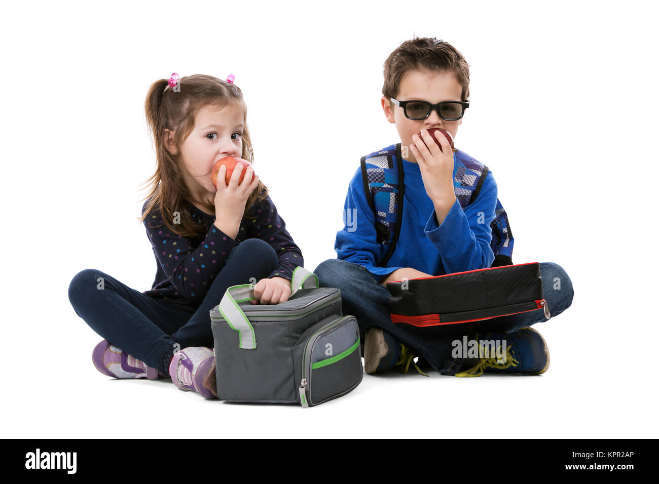 Child carrying lunch box hi-res stock photography and images - Alamy