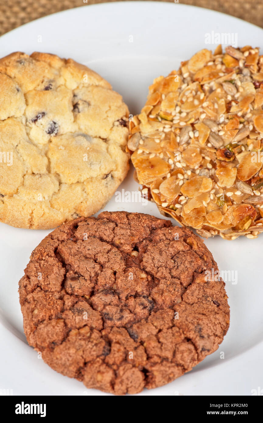 Mixed cookies closeup Stock Photo - Alamy