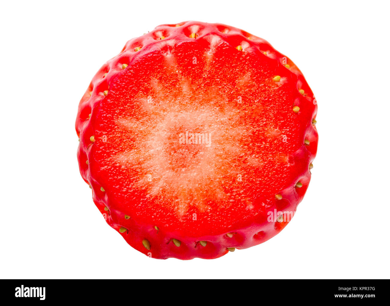 Cutted strawberry Cut Out Stock Images & Pictures - Alamy