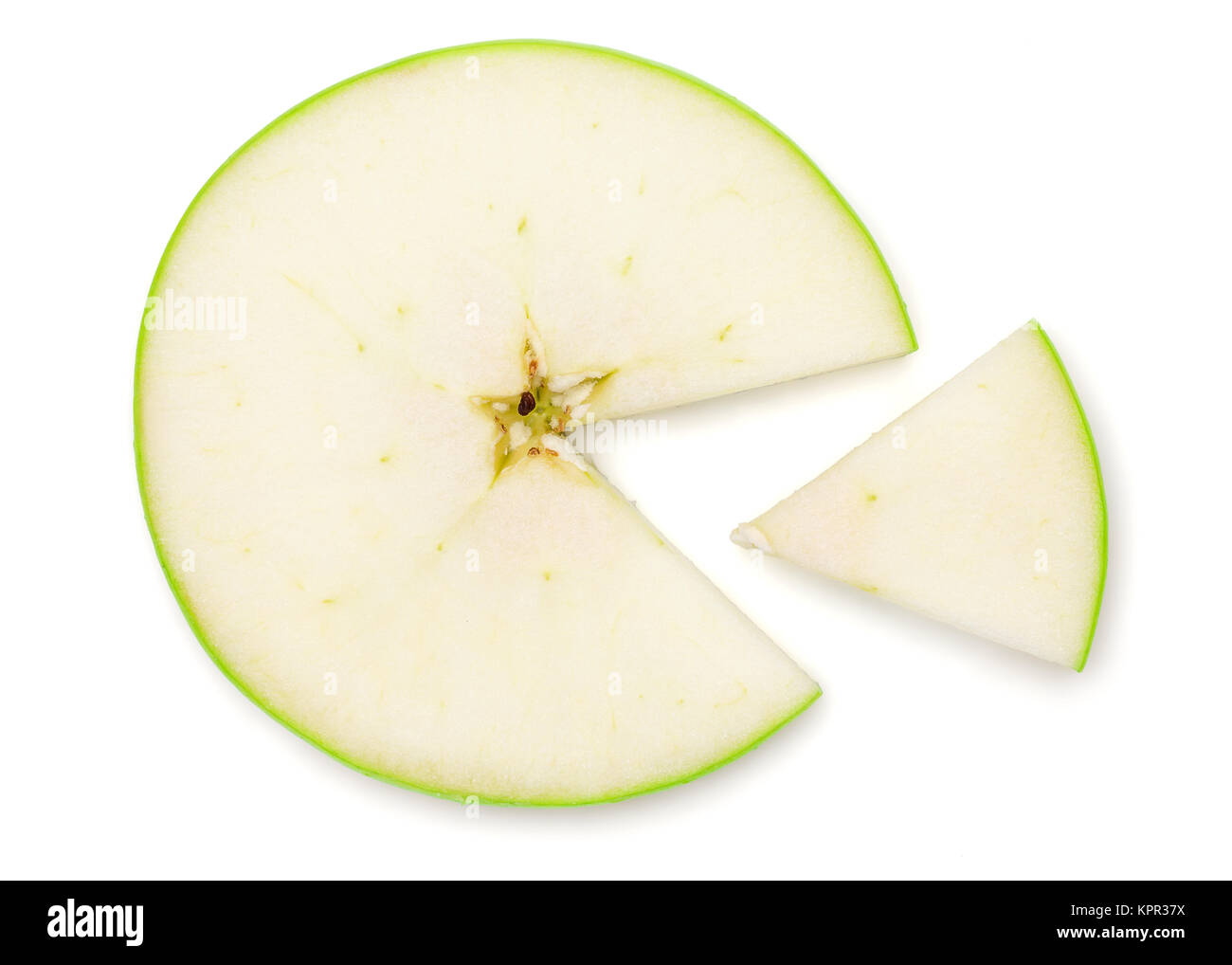 Fresh Green Apple Stock Photo - Alamy