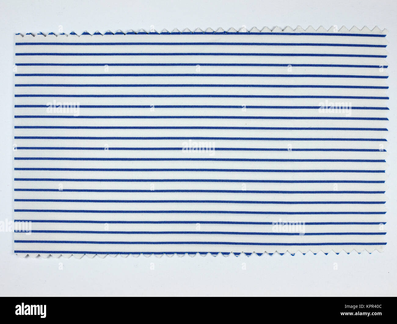 Blue Striped fabric sample Stock Photo - Alamy