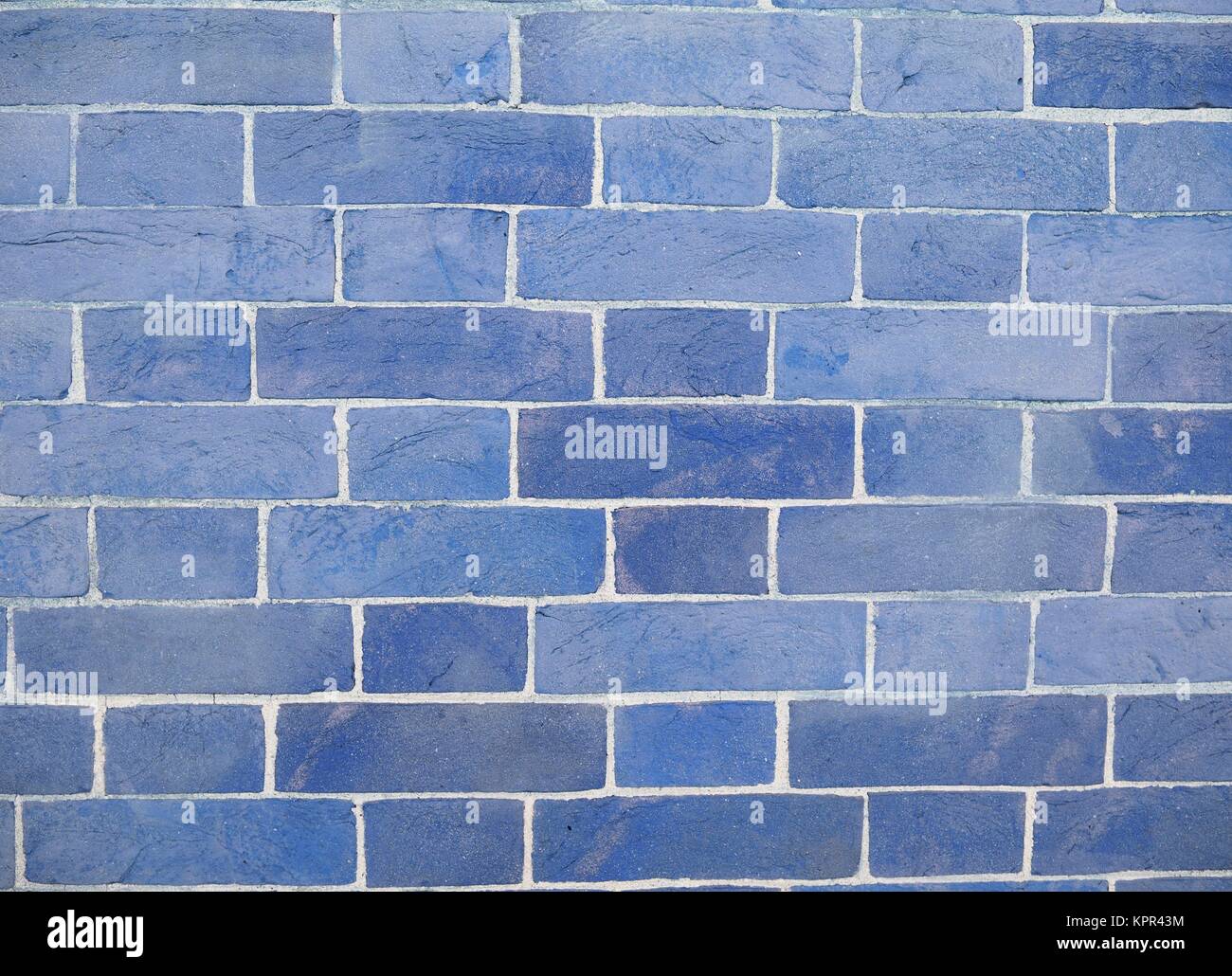 blue bricks background Stock Photo - Alamy