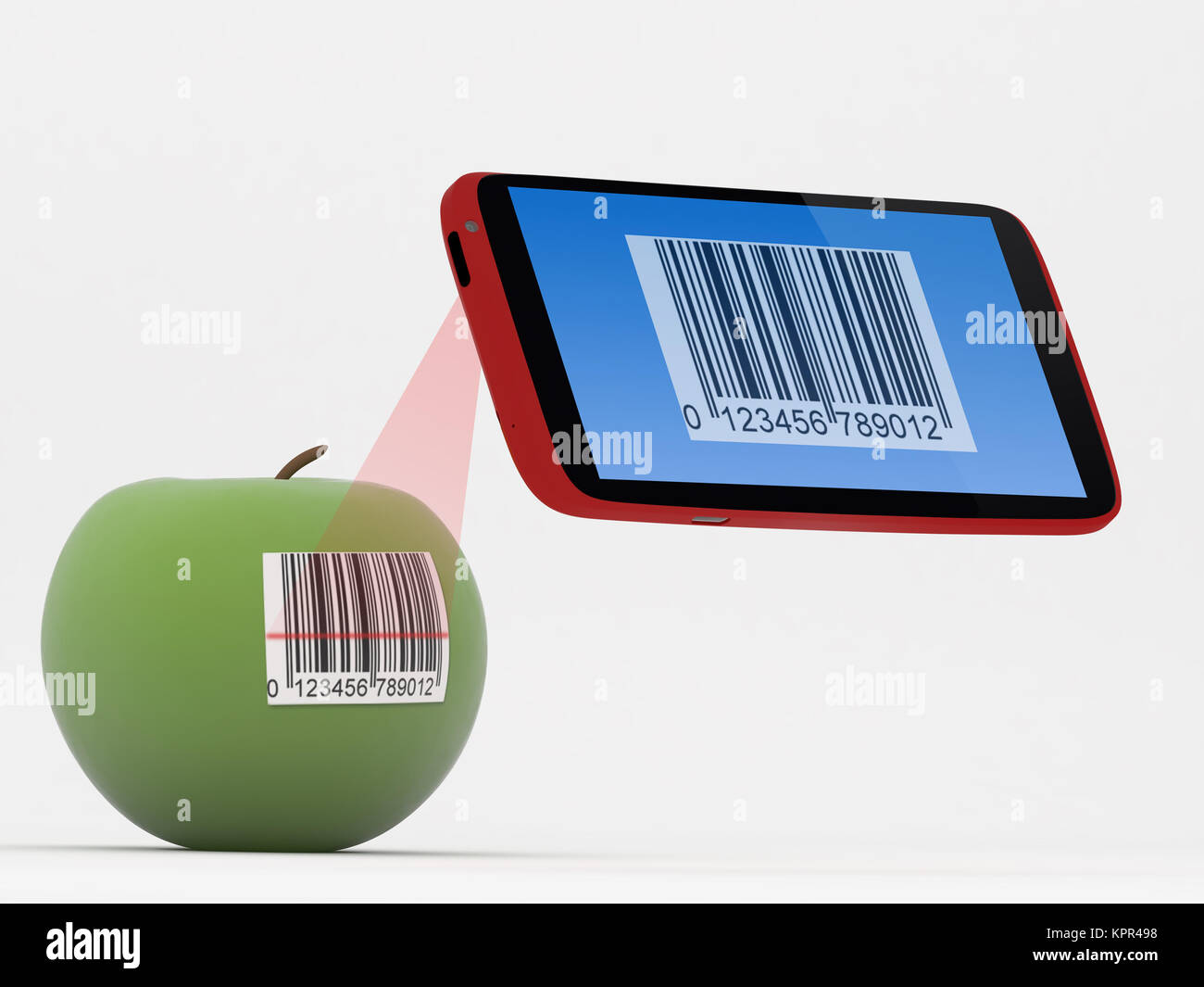 Smartphone Barcode Scanner Concept Stock Photo - Alamy