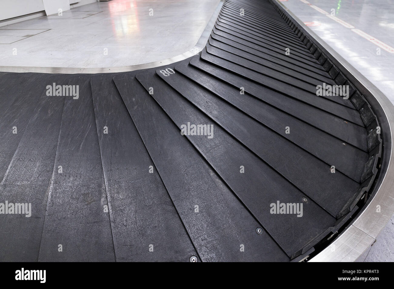 Empty airport baggage belt Stock Photo - Alamy