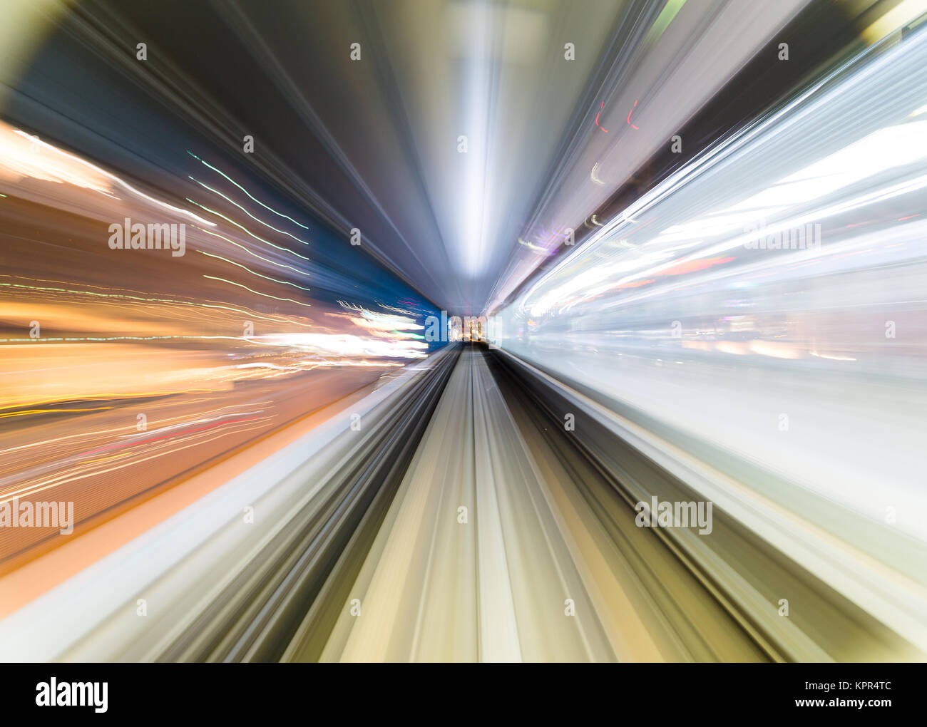 Super fast light trails Stock Photo - Alamy