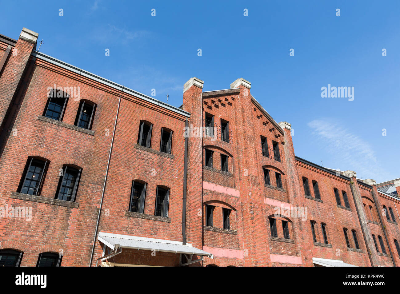 Yokoham red warehouse Stock Photo - Alamy