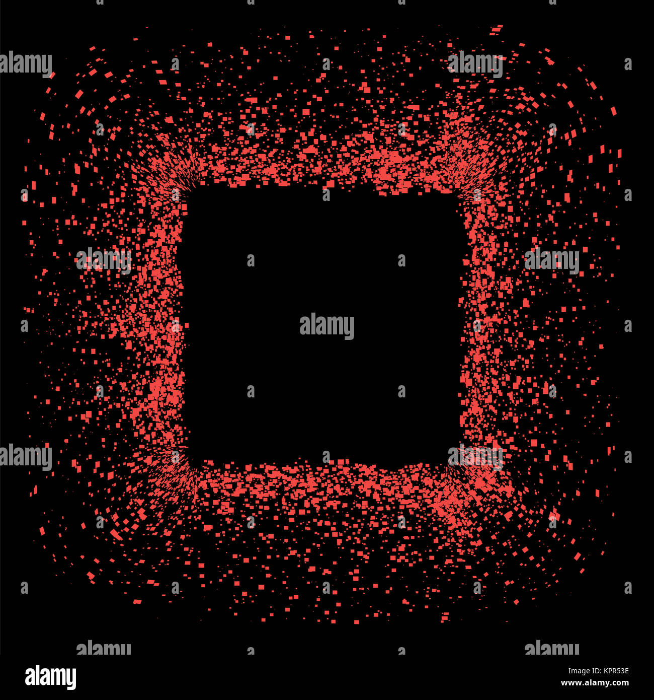 Red Square Frame Stock Photo - Alamy